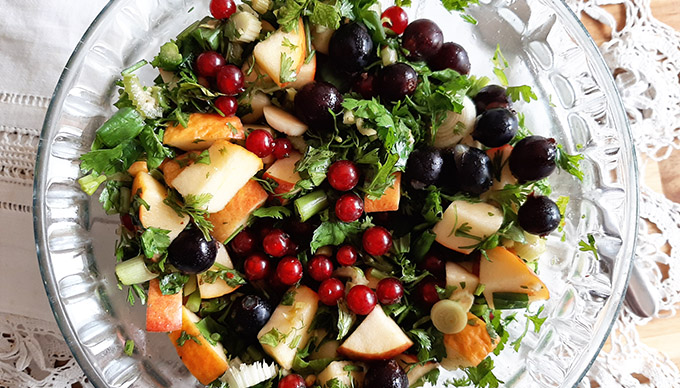 Őrült jó nyári alma-zeller saláta: pikáns és csípős - Moksha.hu